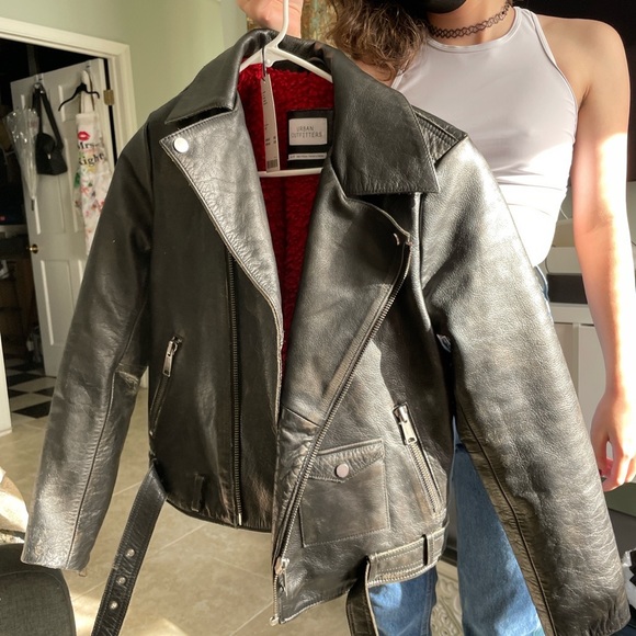 Urban Outfitters | Jackets & Coats | Urban Outfitters Genuine Leather ...